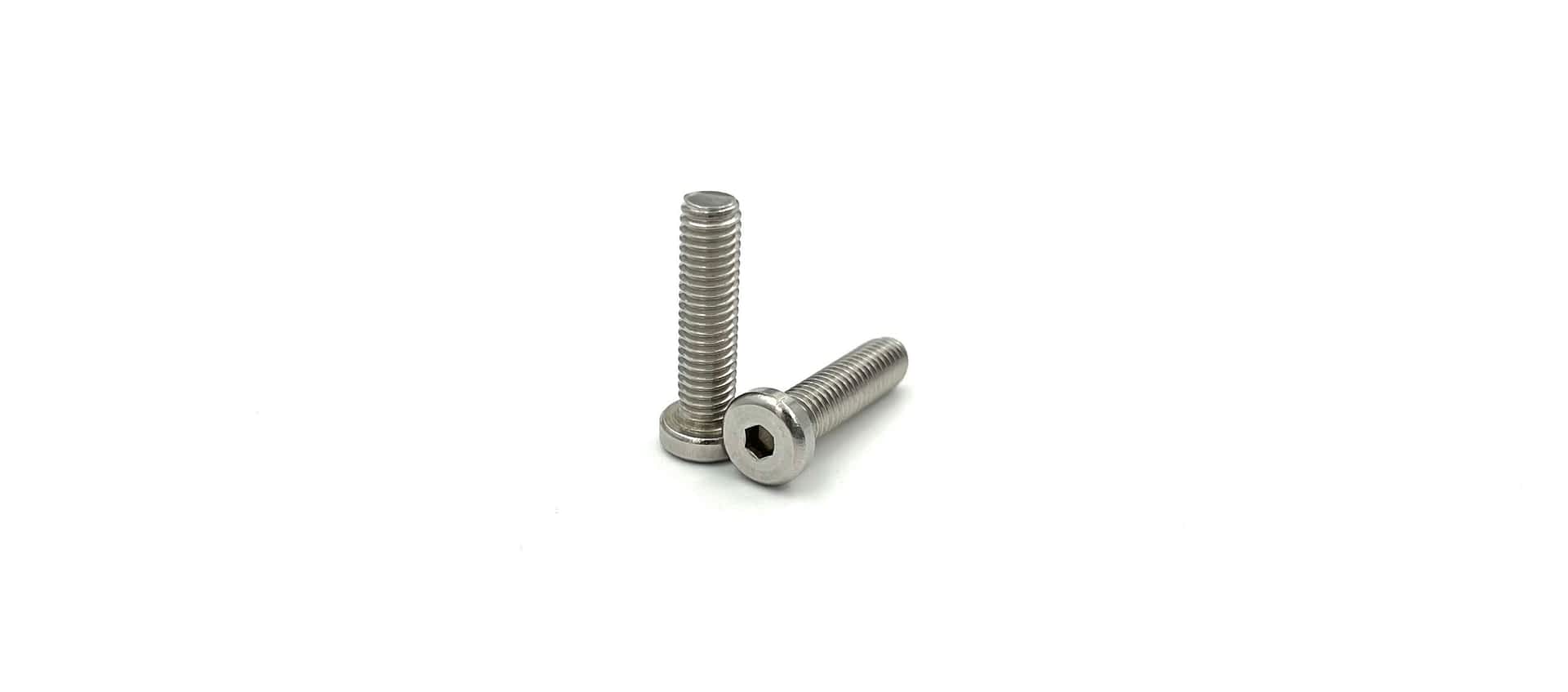 Custom Low Profile Socket Head Screws in Stainless Steel - Engineered ...